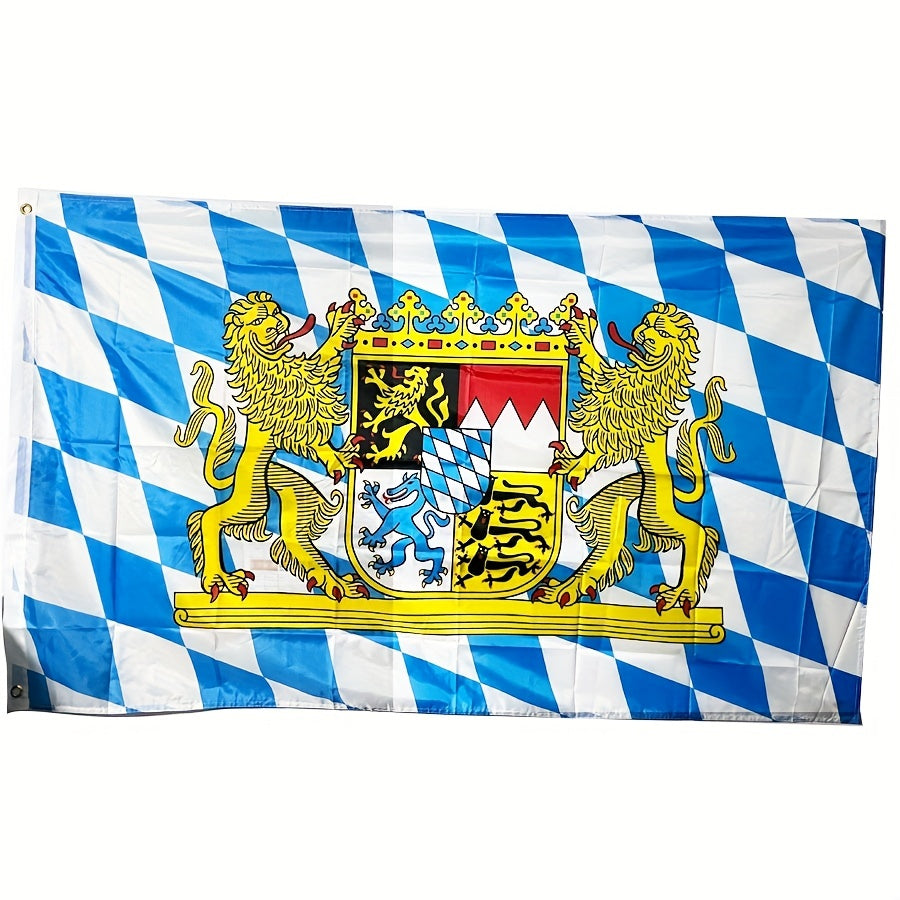 DEU Bavaria Flag 3x5ft The DE State Banner – TKLK Decorative